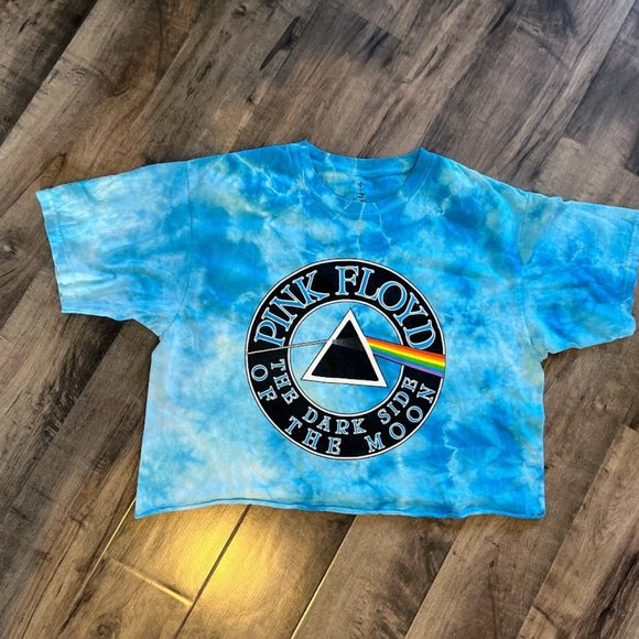 Pink Floyd | Tops | Graphic Tshirt Pink Floyd Concert Tie Dye The Dark ...